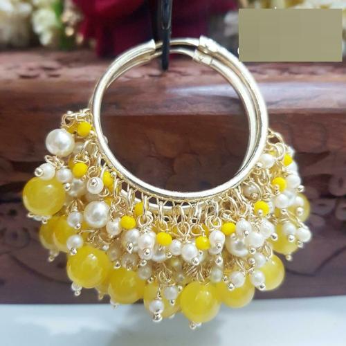 Buy Manath Ethnic Crystal Bali Earrings for Women and Girls Alloy Hoop ...