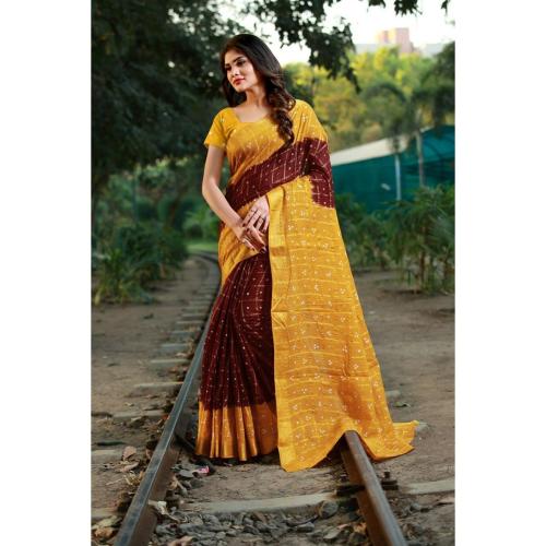 Buy Marabout Multicolor Mysore Silk Saree For Women Online at Best ...