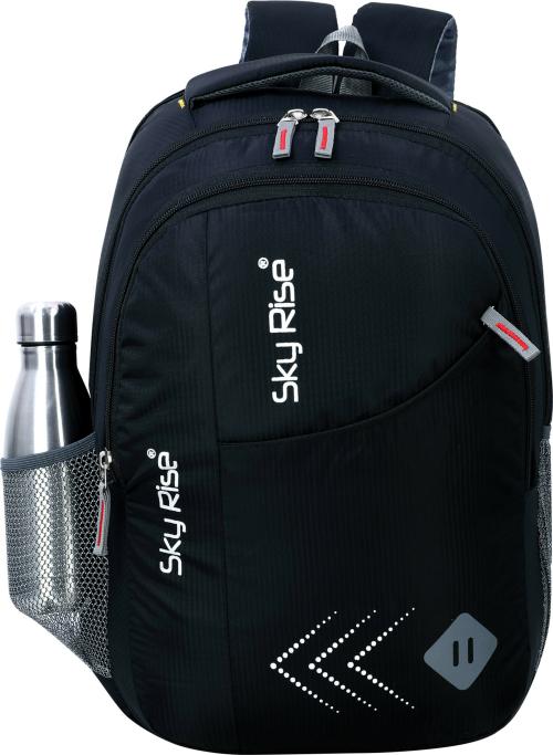 Buy Sky Rise Black Laptop Backpack Rucksack - 40 L Online at Best ...