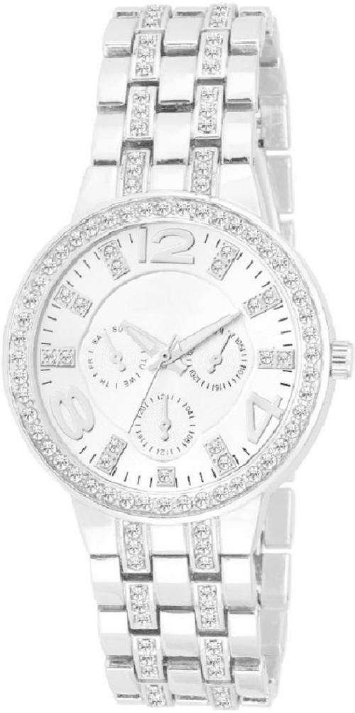 Buy HRV Silver Dial Silver Strap Analog Watch For Women Online at Best ...