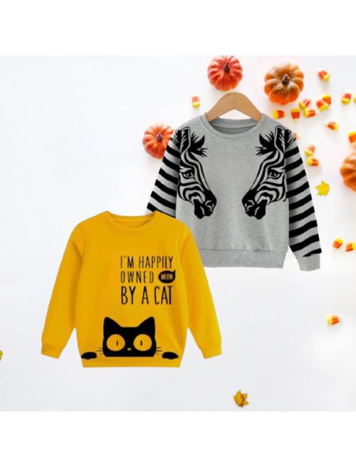 Buy WAMMY69 MEL.ZEBRA-Y.BK CAT-2P 5-6 Y Online at Best Prices in India ...