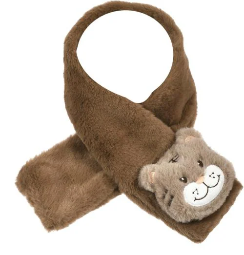 Buy Shop Frenzy Boys And Girls Brown Embellished Faux Fur, Fleece Kids ...