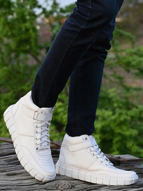 Buy MR.WONKER Designer Casual Sneaker Shoes for Men (WHITE) Online at ...