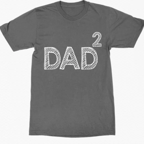 Buy AANANAM Premium Quality Men Black DAD SQUARE Printed Casual Tshirt ...