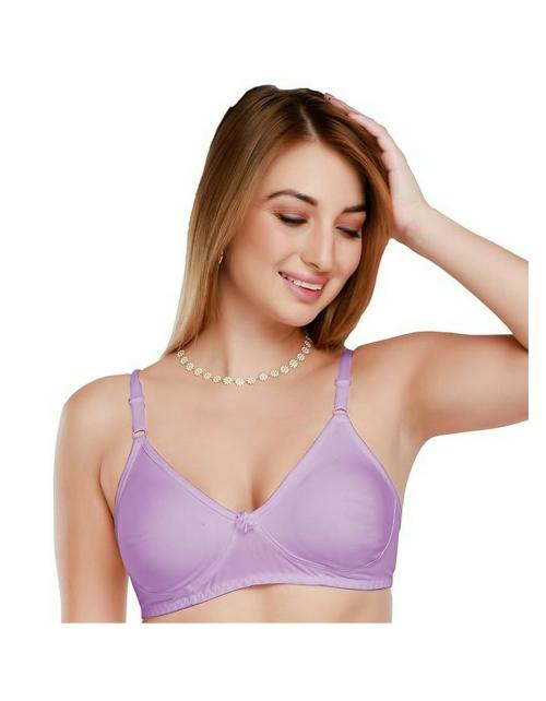 Buy DAISY DEE Women's Girls Cotton Non-Padded Wirefree Seamless Full Coverage Comfortfit Regular ...