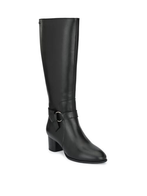Buy Delize Womens Black Knee Boots Online at Best Prices in India ...
