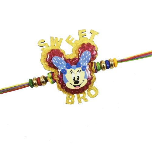 Buy Forty Wings Cartoon Character Mickey Rakhi For Brother, Bhaiya ...