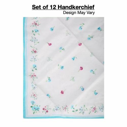 Buy BADLOOK LADIES & GIRLS COTTON HANKY WITH BEAUTIFULL FLOWER PRINT ...