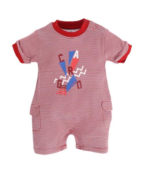 Buy Baby Go Designer Half Sleeve Romper For Baby Boys(6-9M,RED) Online ...
