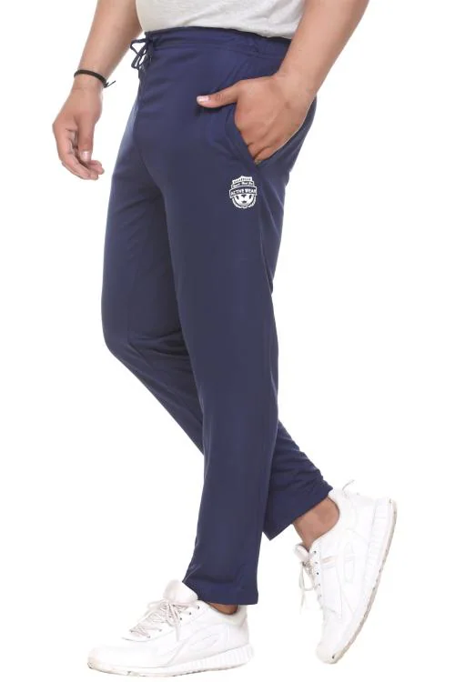 Buy Hardihood slim fit lycra men track pant lower night pants xxl navy ...