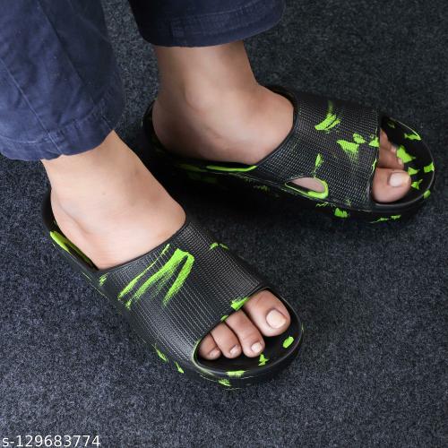 Buy Richale Comfortable Trending Black Slider For Men Online at Best ...