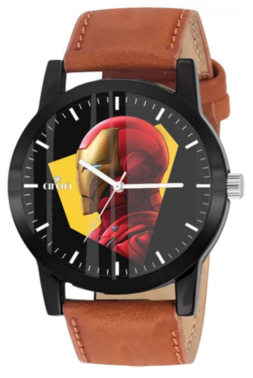 Buy AROA Watch New Watch for Red Marvel Comics Metal Type Analog Watch ...
