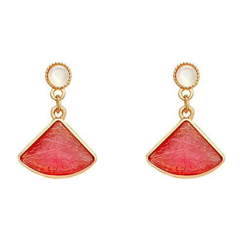 Buy Kairangi by Yellow Chimes Pink Metal Triangle Shape Crystal Studded ...