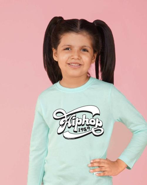 Buy Nusyl Girls Blue Hiphop Printed T-Shirt Online at Best Prices in ...