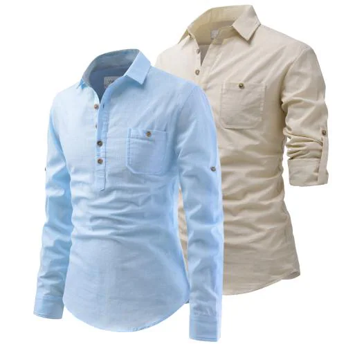 Buy VIDA LOCA Shirt For Men's Pack of 2 Online at Best Prices in India - JioMart.