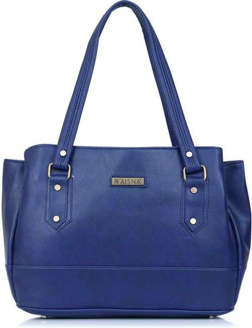 Buy Dragstar Women Blue Polyurethane Extra Spacious Handheld Bag Online ...