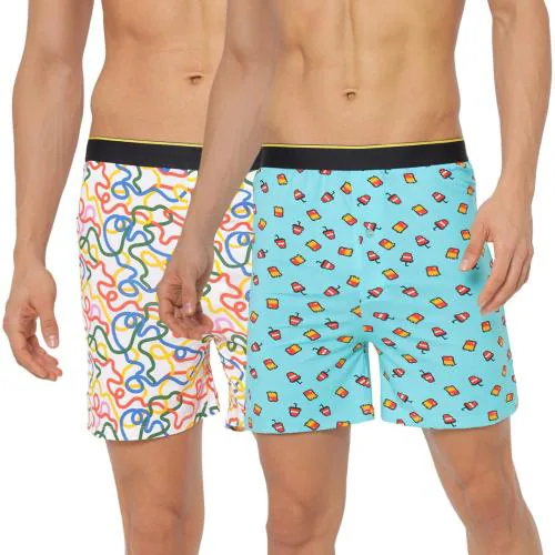 Buy bummer Printed Boxers For Men | Solids Micro Modal Fabric Feels Soft & Cozy | 4 Way Stretch ...