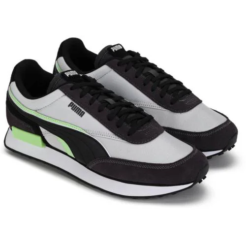 Buy Puma Unisex Future Rider Double Concrete Gray-Dark Coal Sports Shoe ...