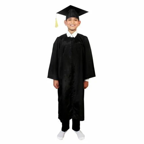 Buy ITSMYCOSTUME Convocation Black Graduation Gown Costume for Kids ...