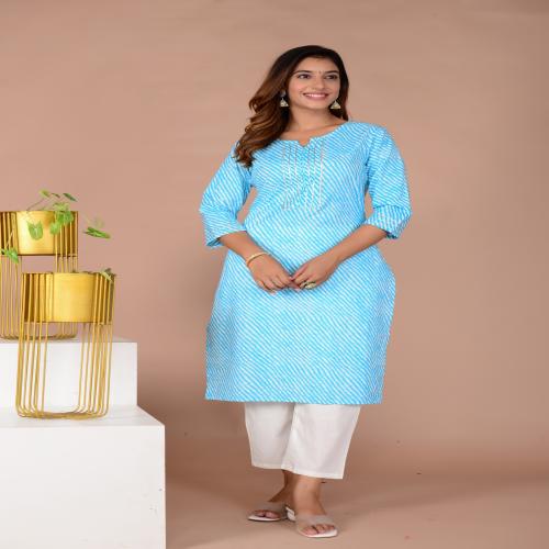 Buy MRS. PYARI Women Trendy Jaipuri Embroidered and Lehriya Print ...