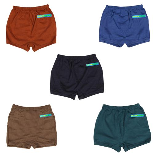 Buy YELLOWDELIGHT Girls Solid Pure Cotton Drawer 5-6 Y - 5pcs Online at ...