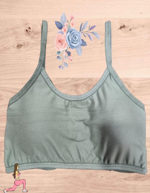 Buy Fresh Look Green color heavy Padded Full Coverage Women Sports Bra ...