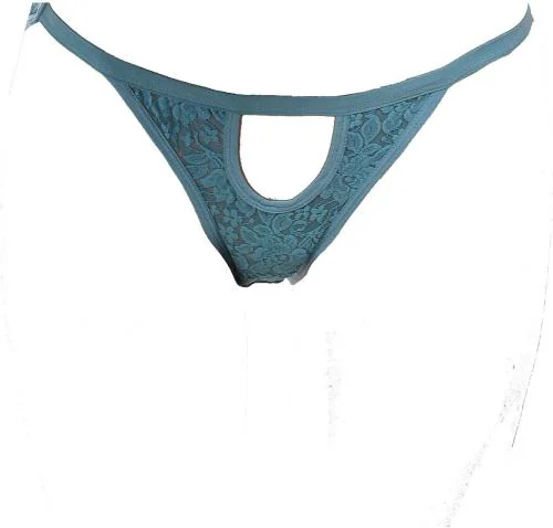 Madam Women Light Blue Thong Panty L - JioMart
