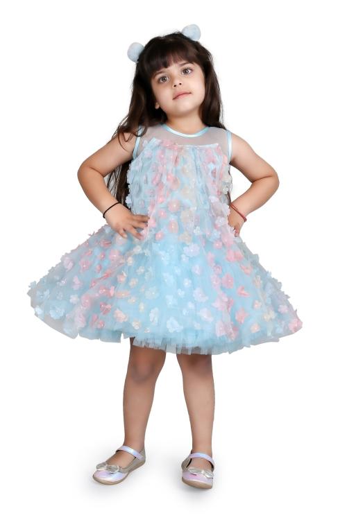 Buy Pari Fashion Baby Girls Midi/Knee Length Festive/Wedding Dress ...
