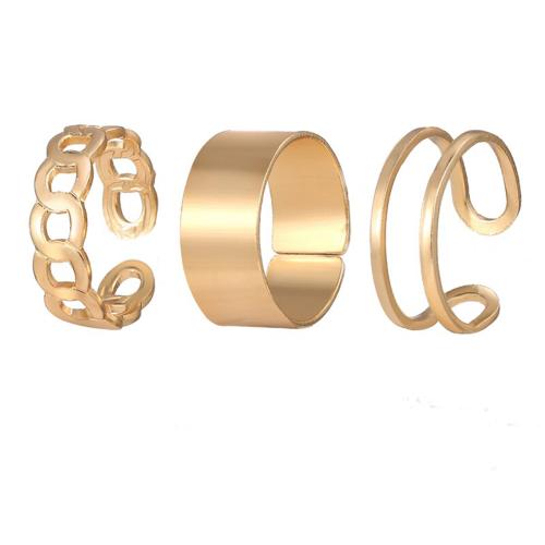 Buy Jewels Galaxy Jewellery For Women Gold Plated Contemporary Stackable Rings Set of 3 Online ...