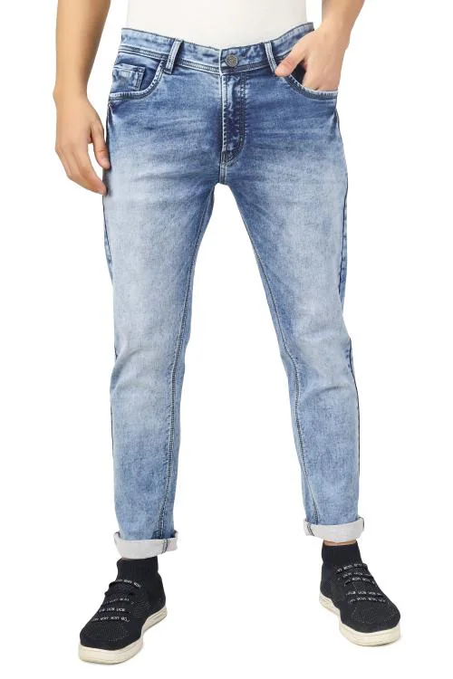 Buy tdi Men's Regular Fit Denim Jeans || Light Blue Online at Best ...