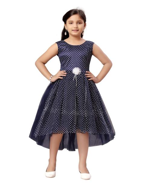 Buy Aarika Girls Navy Blue Color Frock Online at Best Prices in India ...