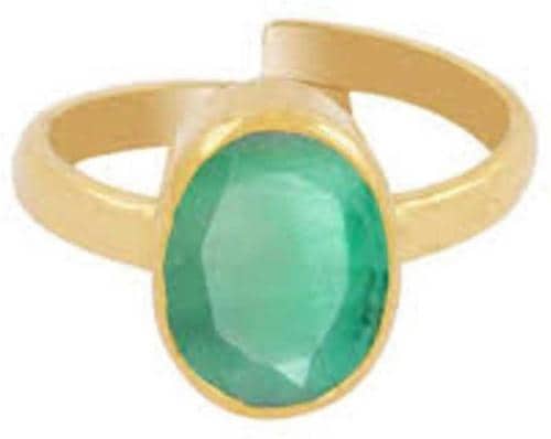 Buy Chopra Gems & Jewellery Gold Plated Brass Emerald Panna Panchdhatu ...