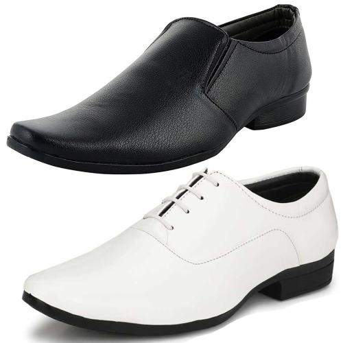 Buy Vitoria Stylish Leather Formal Shoes Combo For Men And Boys ,Pack ...