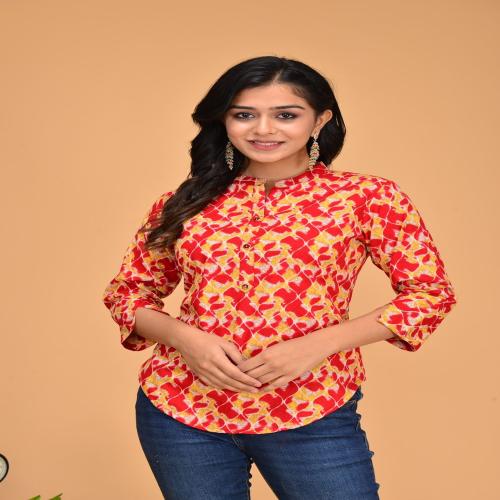 Buy MRS. PYARI Women Trendy Jaipuri Shirt Pattern With Front Buttons ...