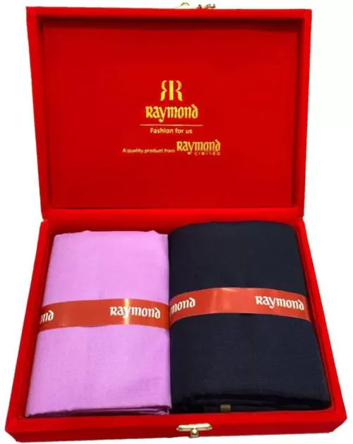 Buy Raymond Polycotton Lavender Shirt & Trouser Fabric in Velvet Box ...