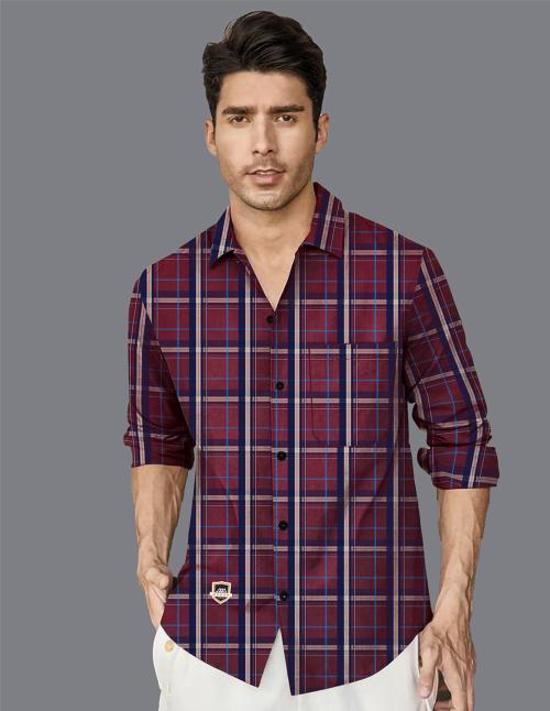 Buy Broon Men Checked Casual Multicolor Full Sleeve Shirt Online at Best Prices in India - JioMart.