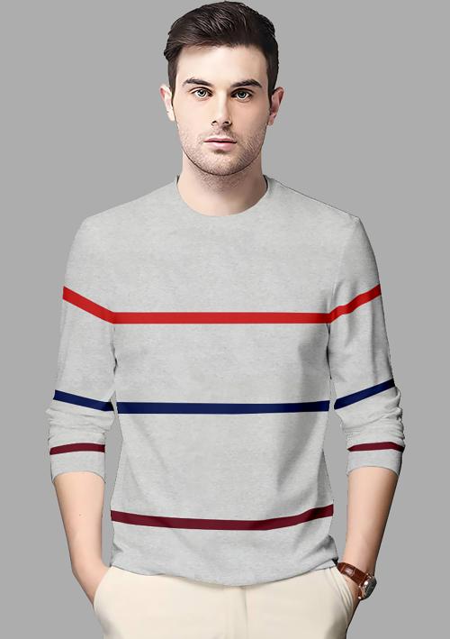 Buy GESPO Color Block Grey Casual T-Shirt Online at Best Prices in India - JioMart.