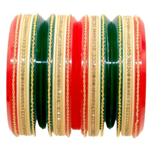 Buy Zindura Red Kangan set for Girls (Pack of 4) Online at Best Prices ...