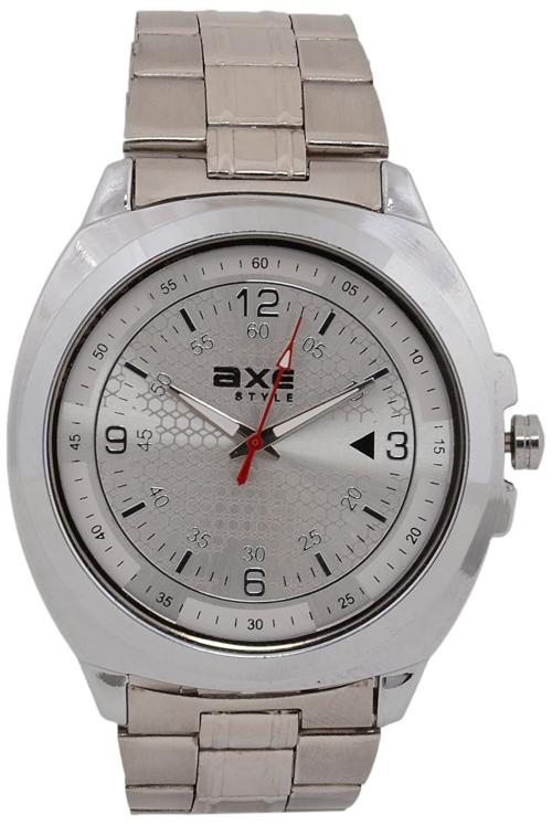 Buy Axe Style Analog Silver Dial and Strap Watch for Men (X0121C ...