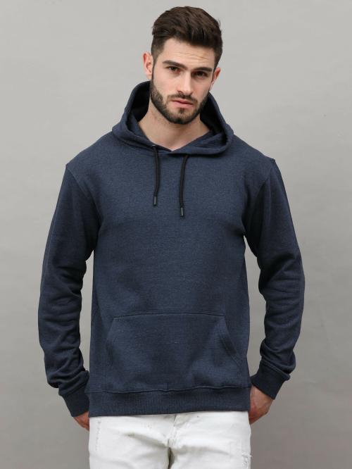 Buy OJAS Full Sleeve Solid Men Jacket without zipper Hoodies. Online at ...