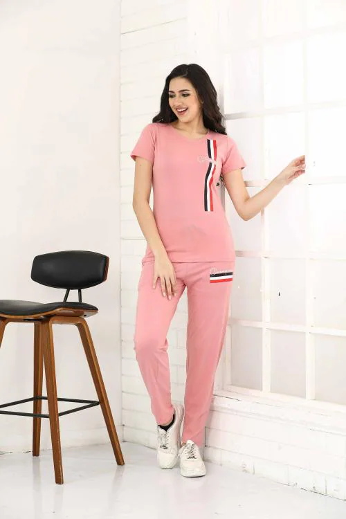 Buy Qlee Retake Co-Ord Set XL Pink Online at Best Prices in India ...