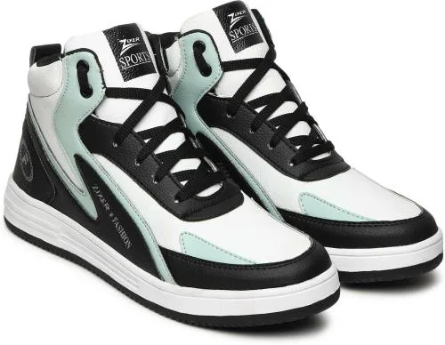 Buy Zixer Men's PRO Style High Top Ankle AirForce 1 Laser Sneakers Long ...