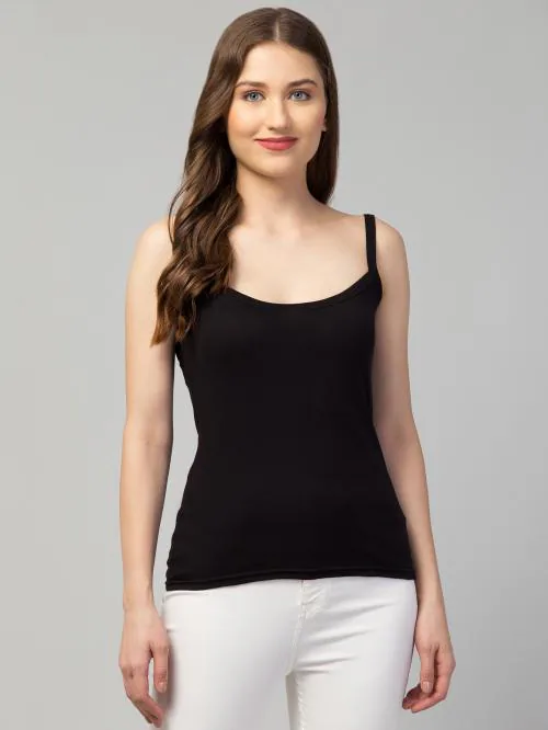 Buy THREADSTONE Women's Cotton Sleeveless Camisole Slim Fit, Strap Spaghetti Online at Best ...