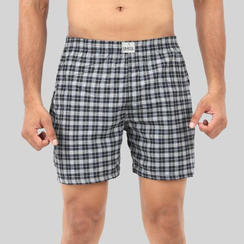 Buy SUPERSQUAD Men Multicolor9 Checkered Cotton Blend Single Boxers ...