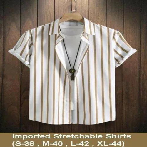 Buy This shirt comes with Lycra cloth.wear daily and look stylish and ...