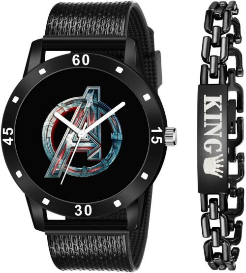 Buy Bolun Analog Black Dial Black Strap Watch For Men Online at Best ...