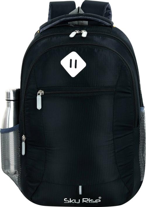 Buy Sky Rise Black Lightweight Waterproof Mountain Rucksack - 40 L ...