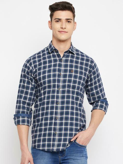Buy Duke Men Multicolor1 Checkered 100% Cotton Single Casual Shirts ...