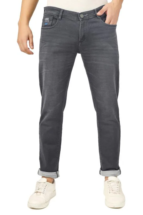 Buy tdi Men's Regular Fit Denim Jeans (Grey) Online at Best Prices in ...