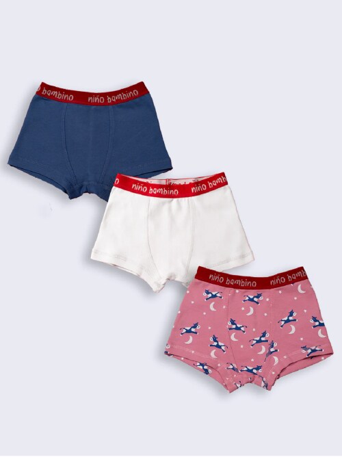 Buy Nino Bambino 100% Organic Cotton Multi-Color Assorted Boxer Sets ...